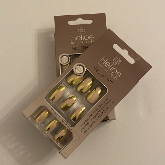 Helios | Makeup | Nwt 2 Pack Helios Nail Systems Gel Effect Nude Pink ...